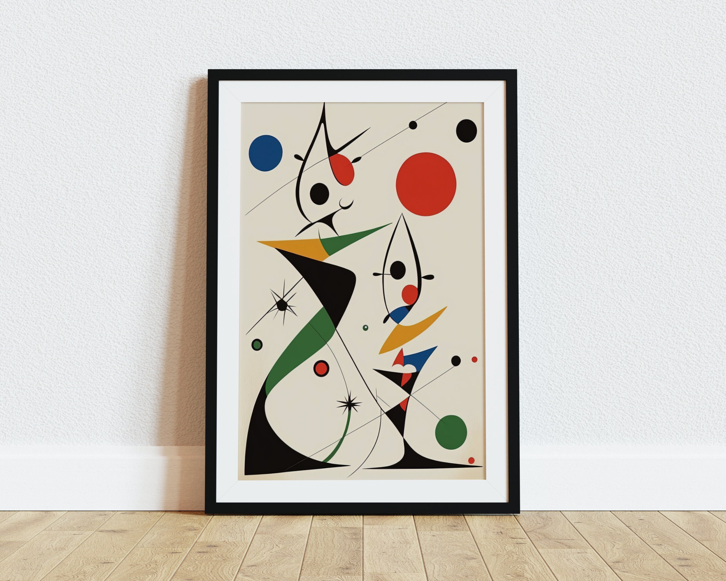 Joan Miro Art Print, Miro Poster, Miro Inspired Printable Wall Art ...