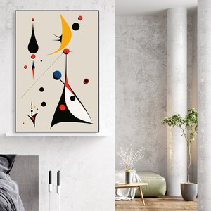 Joan Miro Art Print, Miro Inspired Printable Wall Art, Instant Digital ...