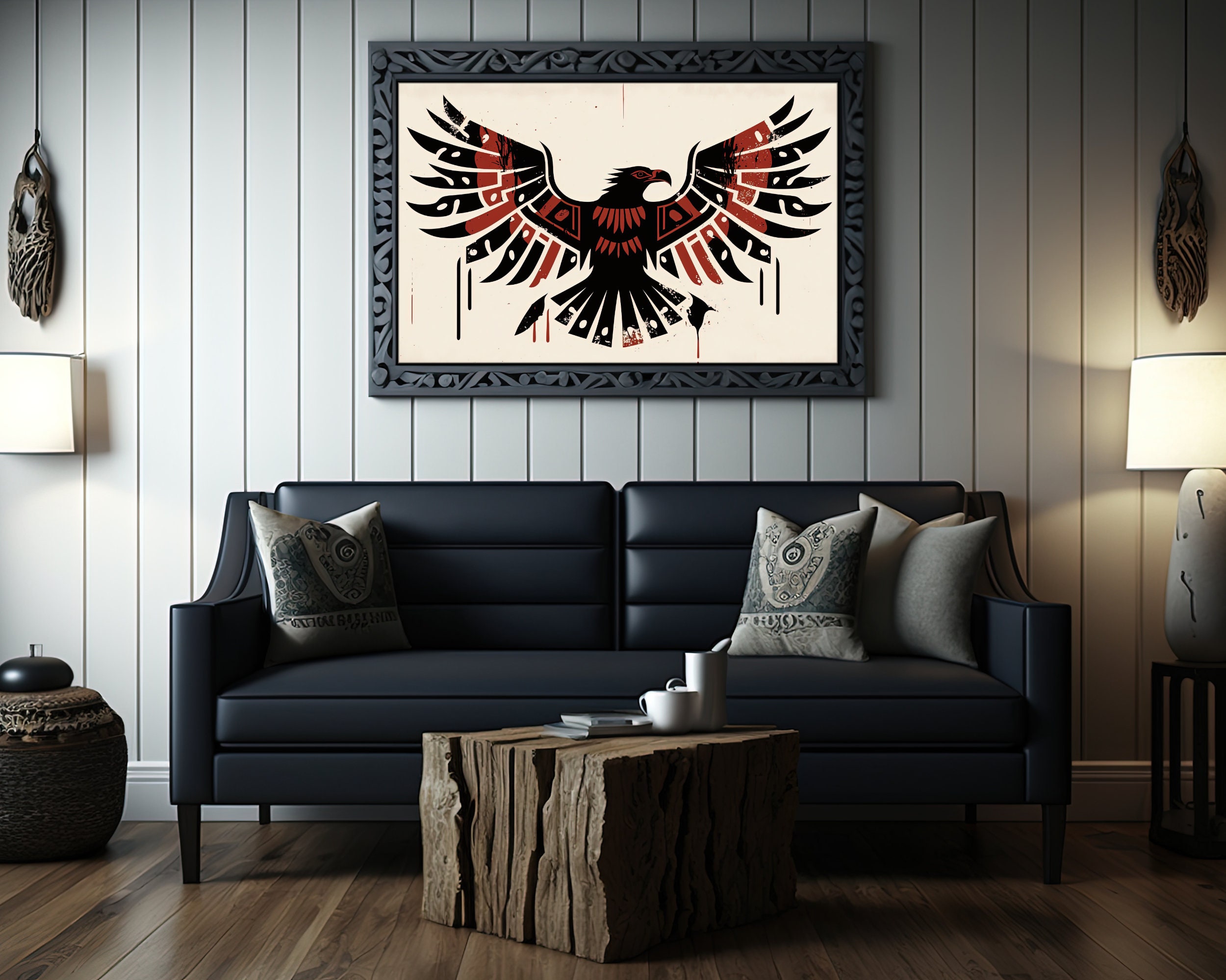 Pacific Northwest Native American Haida Tribal Art Print - Etsy