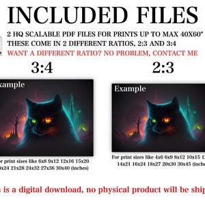 Printable Neon Wall Art, Colorful Lion Print, Neon Art, Neon Animal ...