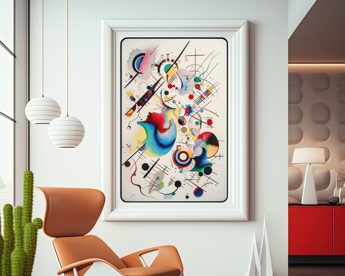 Kandinsky Poster, Kandinsky Art Print, Kandinsky Inspired Printable ...