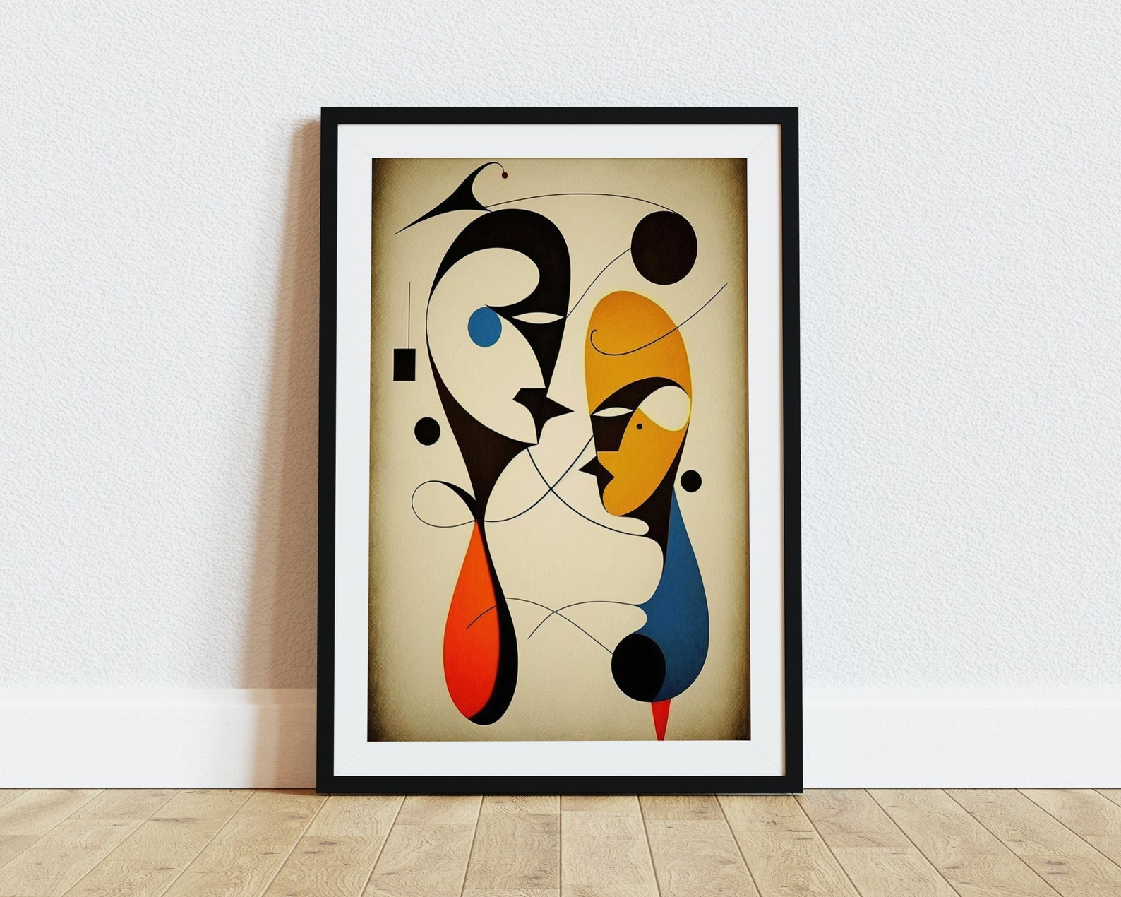 Miró Meets Picasso Printable Wall Art, Joan Miro Art Poster, Instant ...