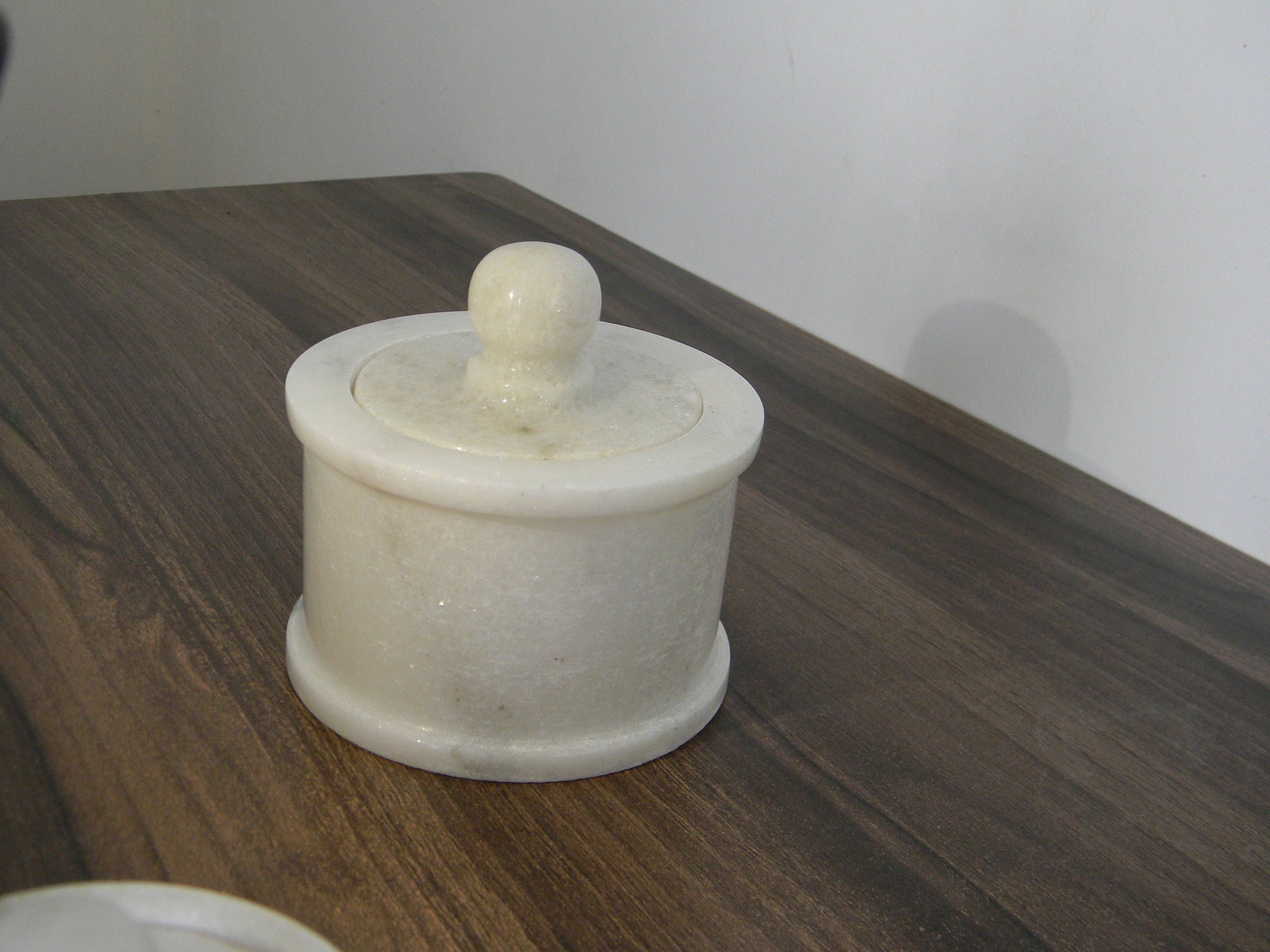 Marble Salt Cellar, Stone Salt and Pepper Bowls, Trinket Box and ...