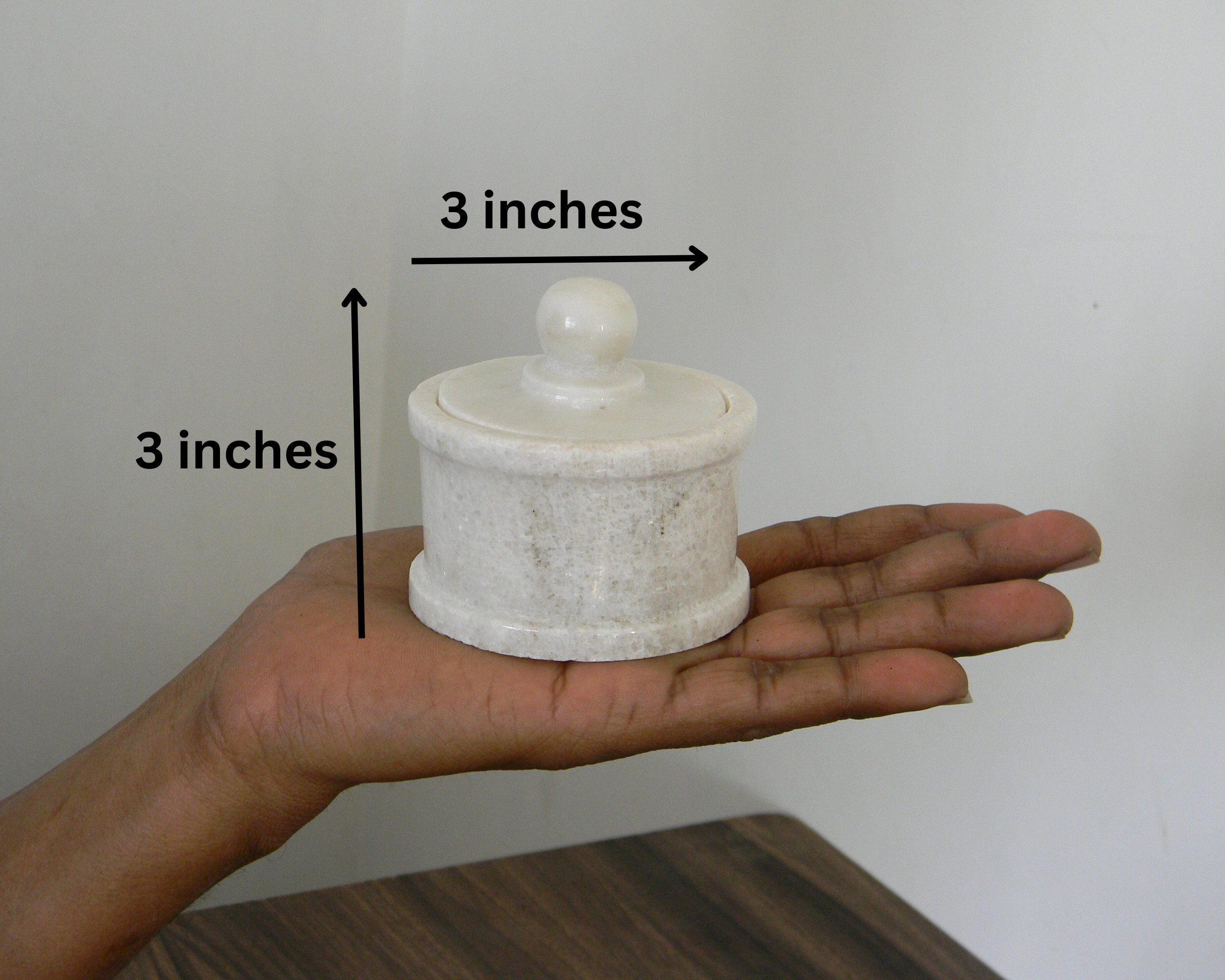 Marble Salt Cellar, Stone Salt and Pepper Bowls, Trinket Box and ...