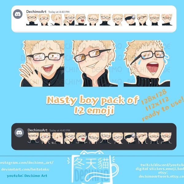 Anime Emoji for Discord - Etsy