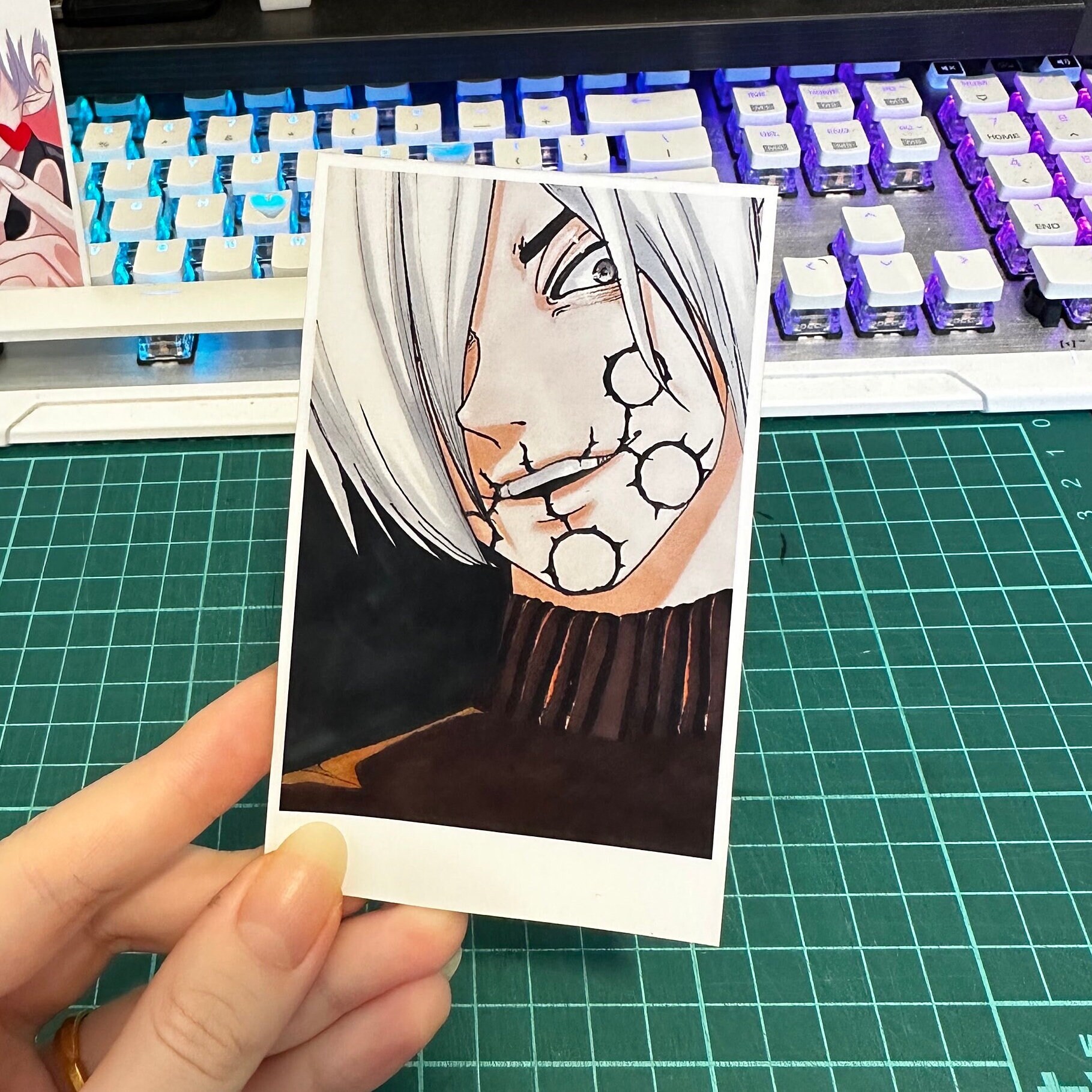 Full Gloss Opaque or Transparent Sticker, Holographic Sticker, Anime ...