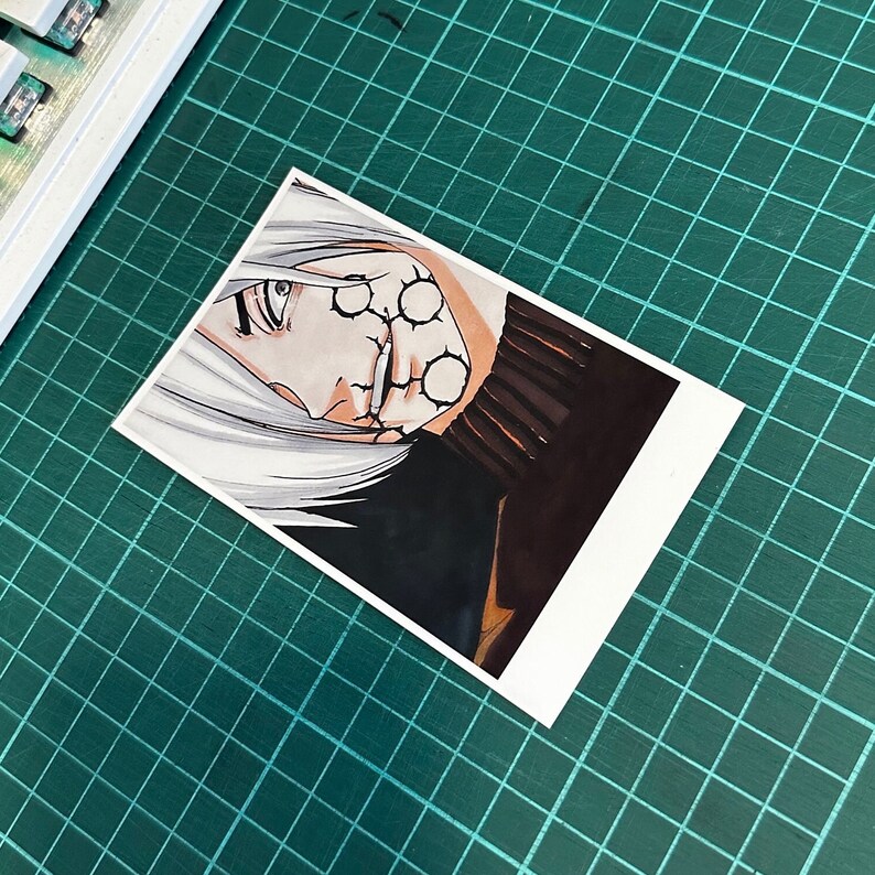 Full Gloss Opaque or Transparent Sticker, Holographic Sticker, Anime ...