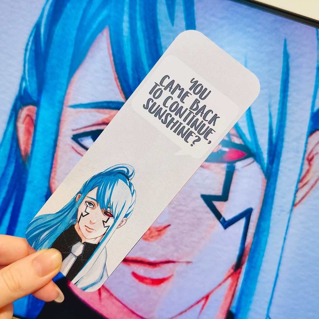 Anime Artprint, Anime Bookmarks, Holographic Bookmarks, Anime ...