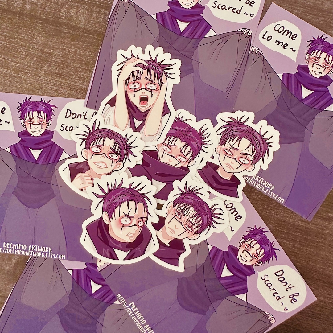 Full Gloss Opaque Stickers, Anime Sticker Pack, Holographic Stickers ...