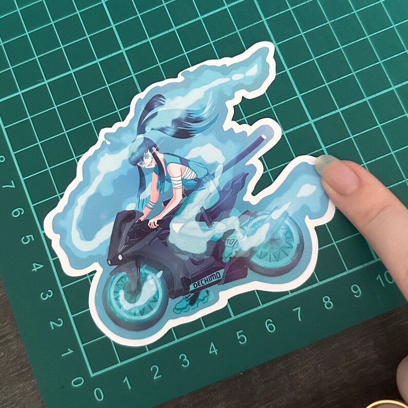 Full Gloss Transparent or Opaque Sticker Cool Anime Sticker - Etsy