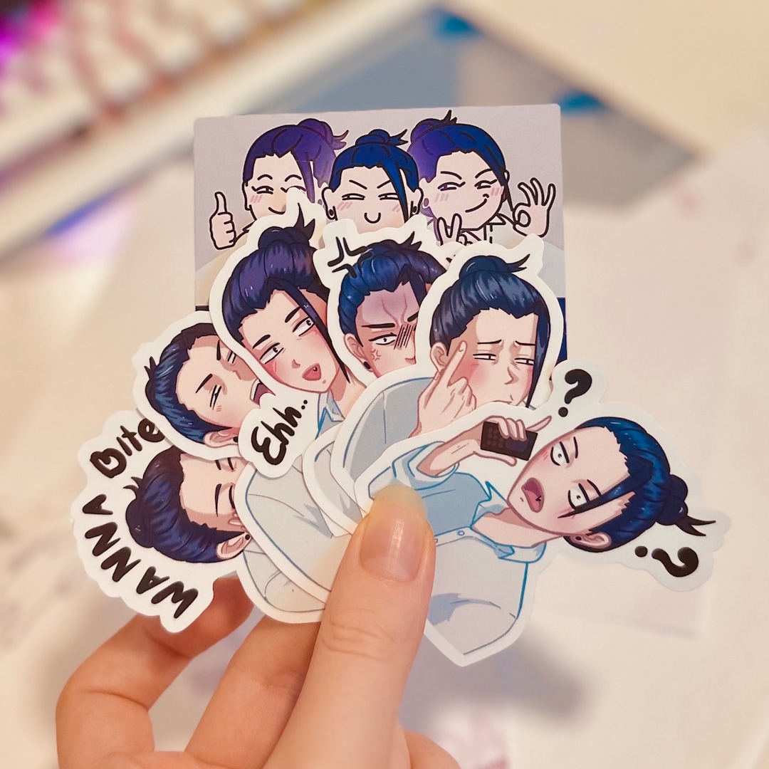 Cute Anime Sticker Pack, Emoji Sticker Pack, Emotions Sticker Pack ...