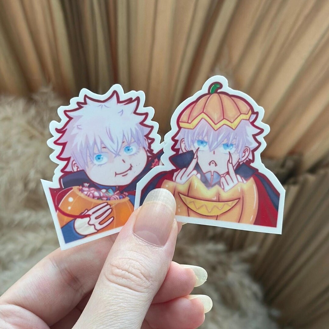 Super Cute Vimpire Halloween Anime Spooky Stickers Waterproof and Water ...