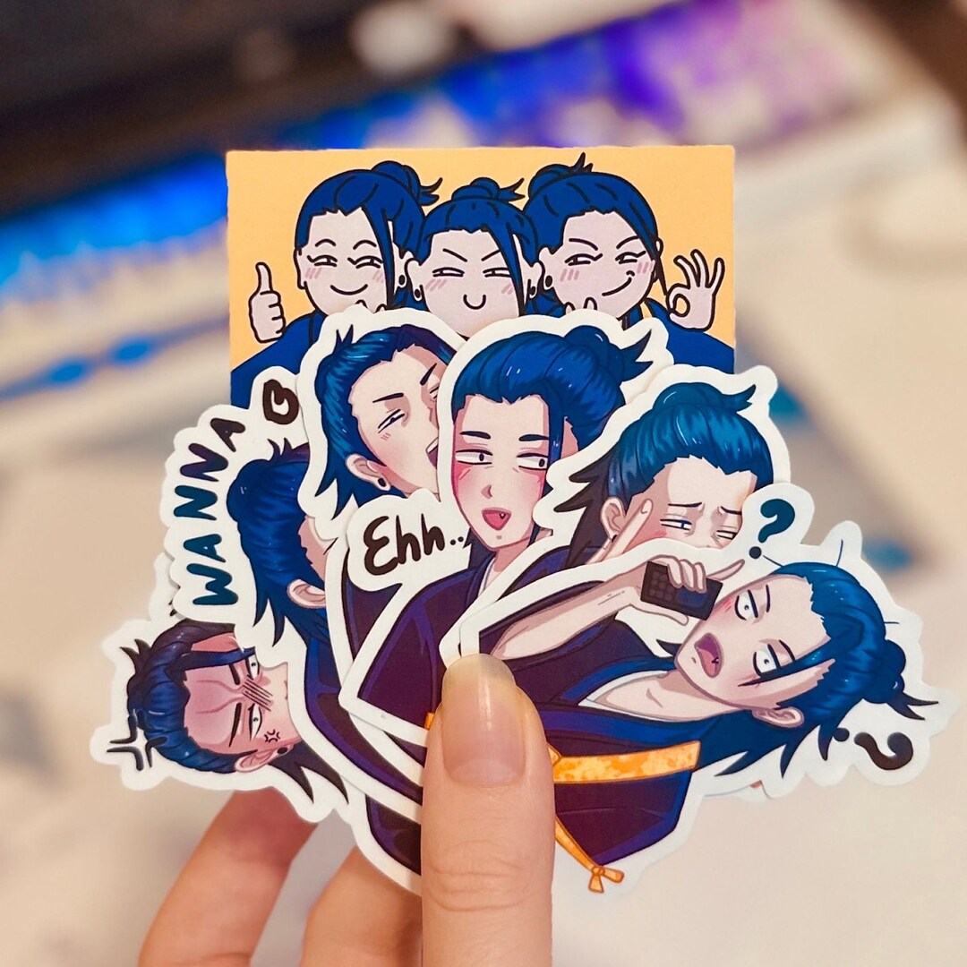 Cute Anime Sticker Pack, Emoji Sticker Pack, Emotions Sticker Pack ...