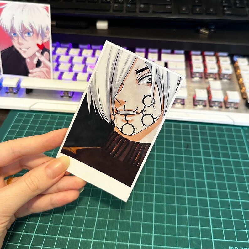Full Gloss Opaque or Transparent Sticker, Holographic Sticker, Anime ...