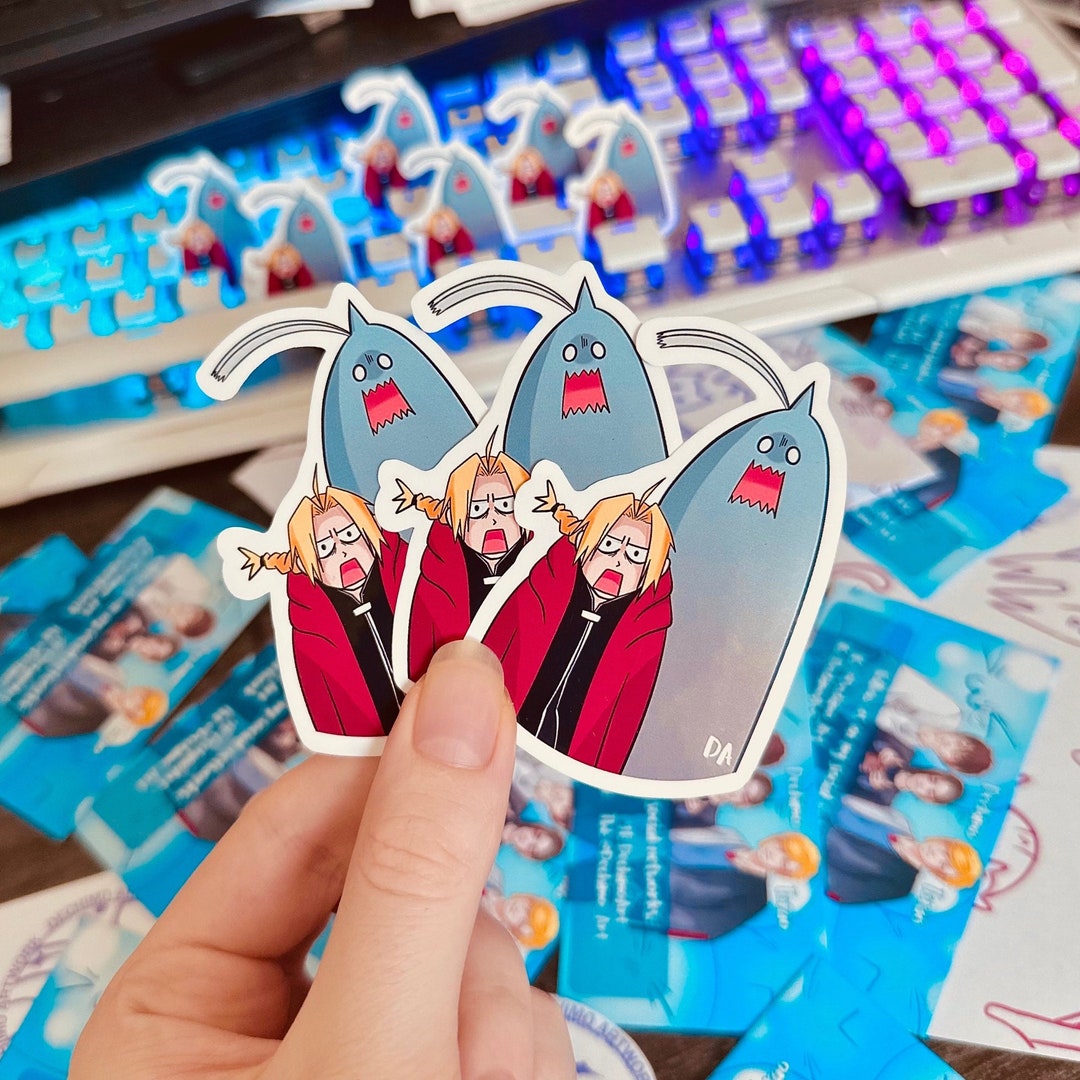 Kawaii and Cute Anime Stickers, Full Gloss/matte Stickers, Shock ...