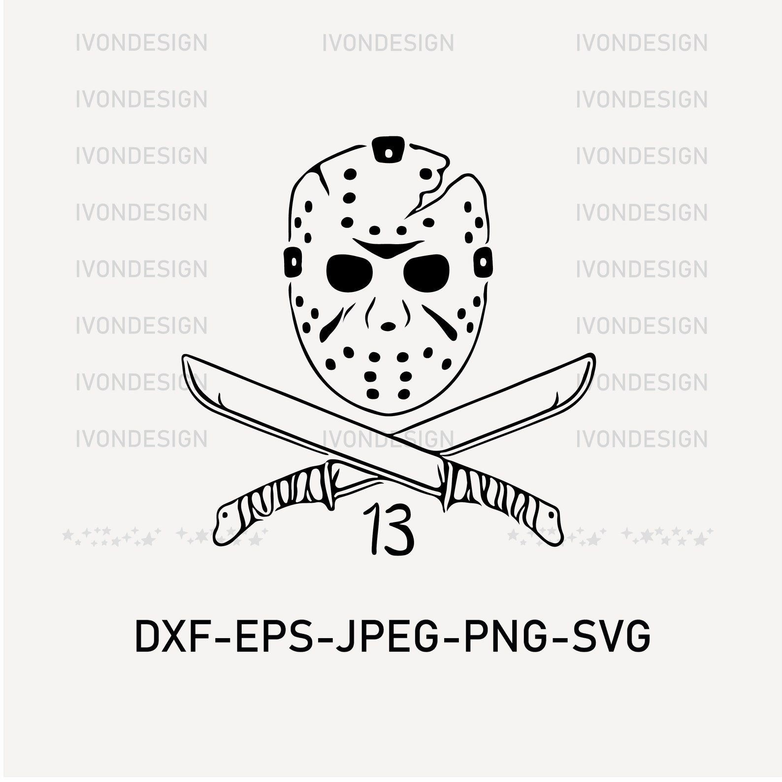 Jason Voorhees SVG, Friday the 13th Svg, Horror Svg File - Etsy Canada