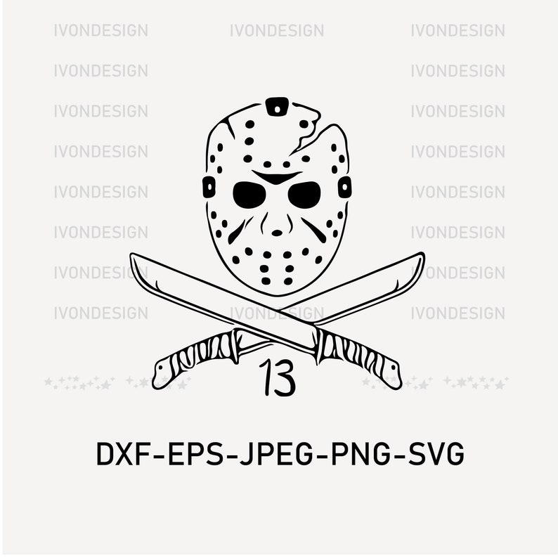 Jason Voorhees SVG, Friday the 13th Svg, Horror Svg File - Etsy