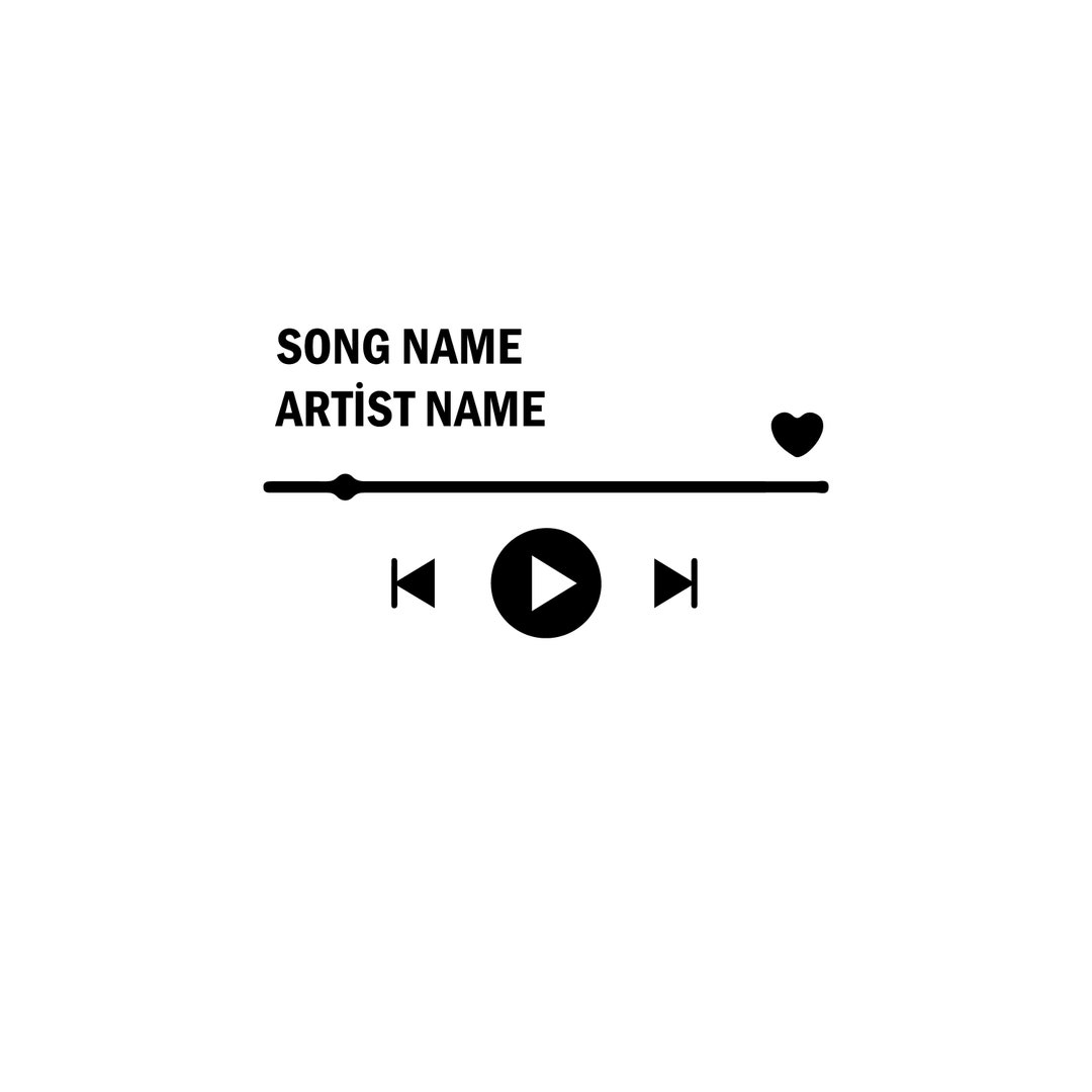 Music Player SVG Design Spotify SVG Files for Cricut, Cricut SVG for ...