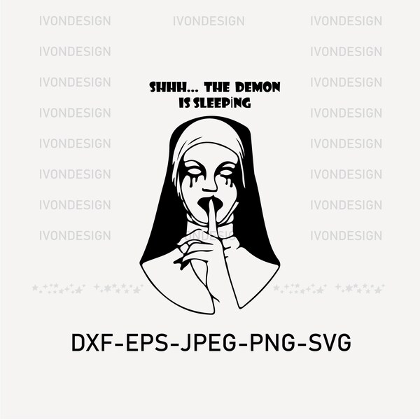 Nun Svg - Etsy