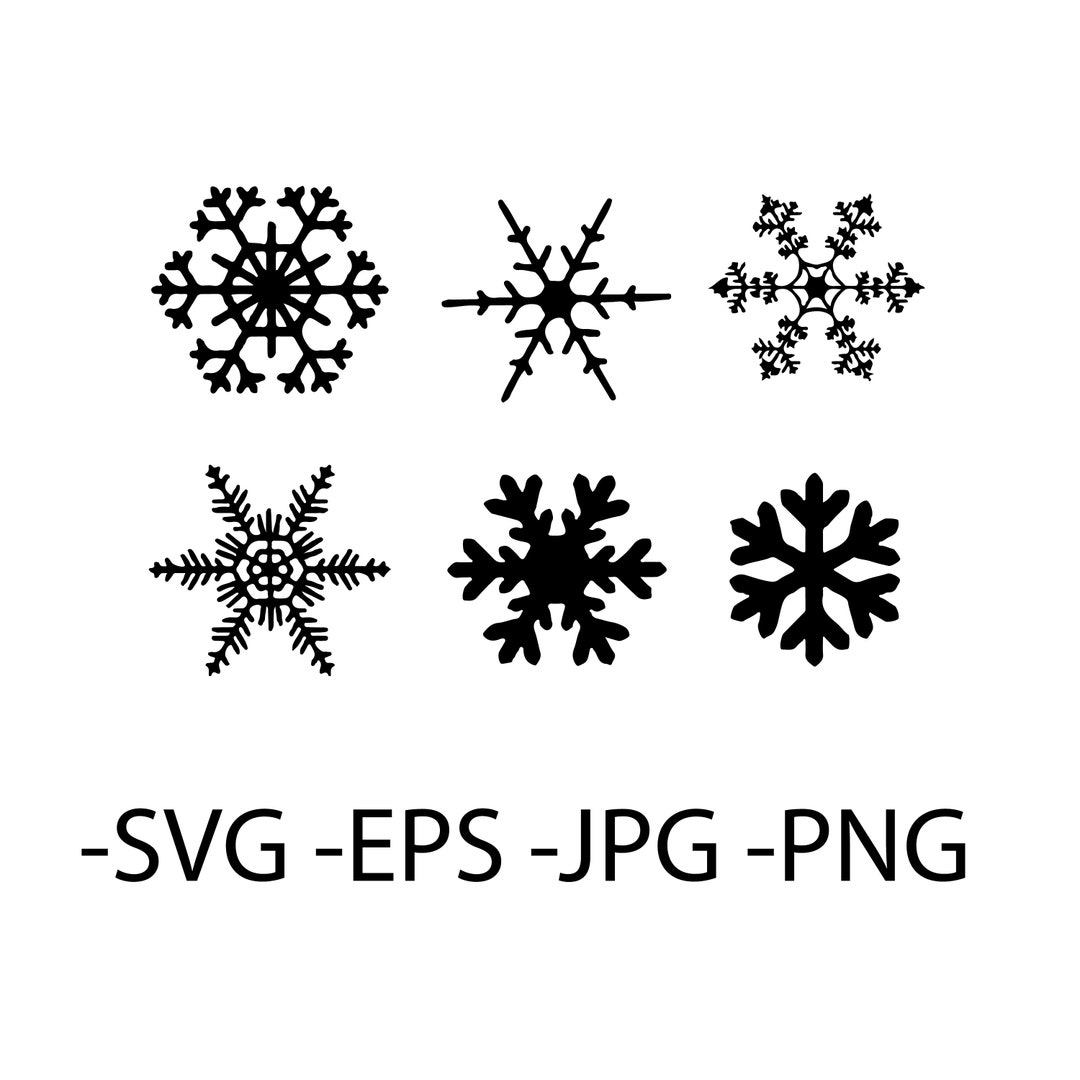 Snowflake Svg Bundle Flake Winter Svg Christmas Svg Winter - Etsy