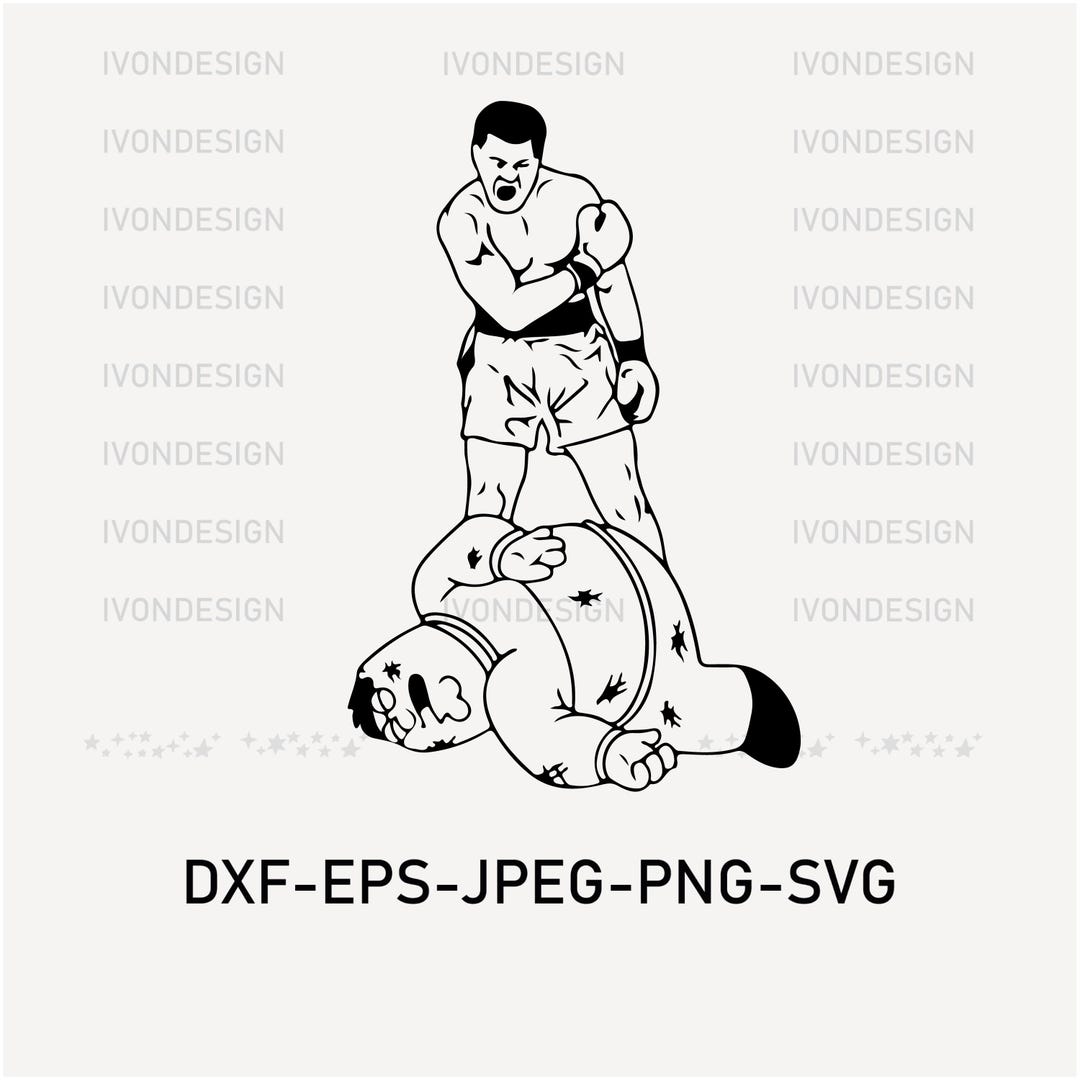 Muhammad Ali Vs Peter Griffin SVG - Etsy