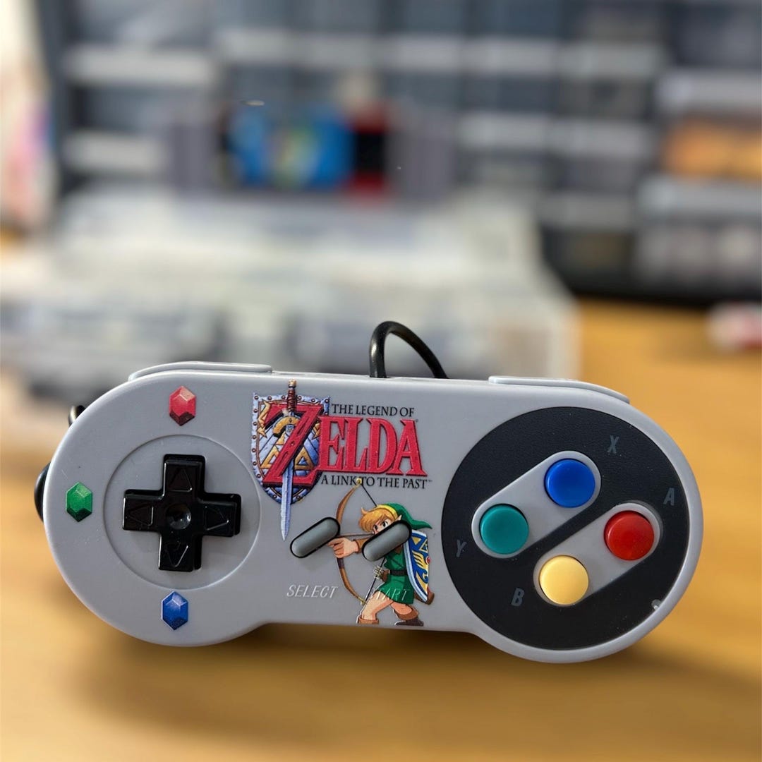 UV Printed ALTP Legend of Zelda SNES Controller - Etsy