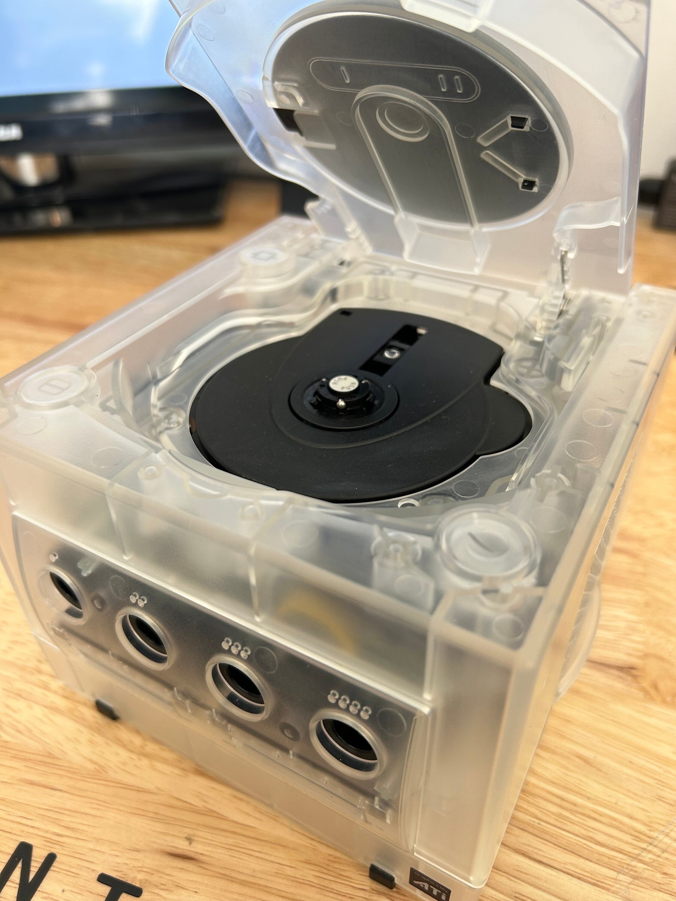 Custom Gamecube Clear White Shell kunaigc Installed - Etsy