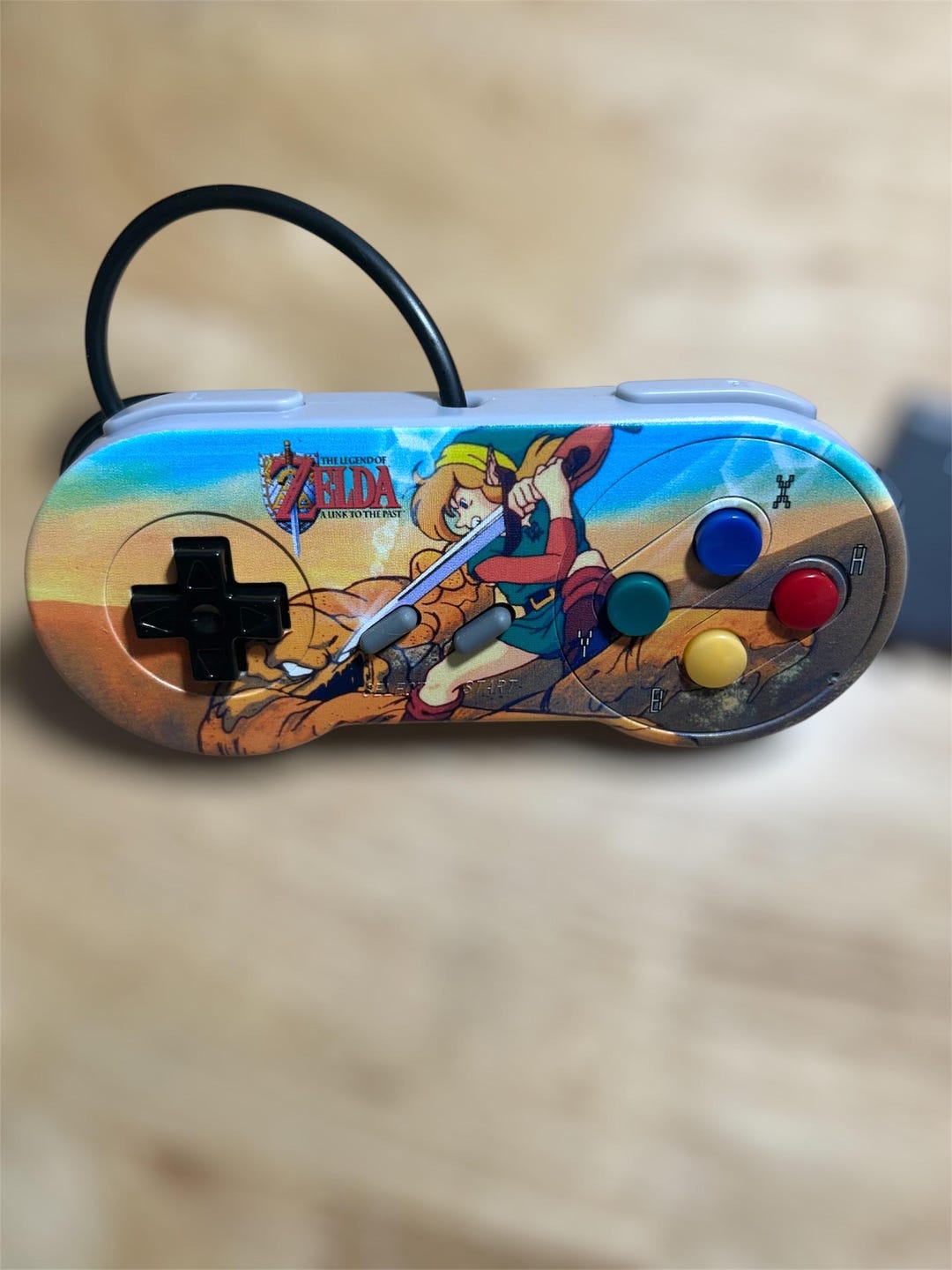 UV Printed A Link to the Past- Legend of Zelda SNES Controller - Etsy