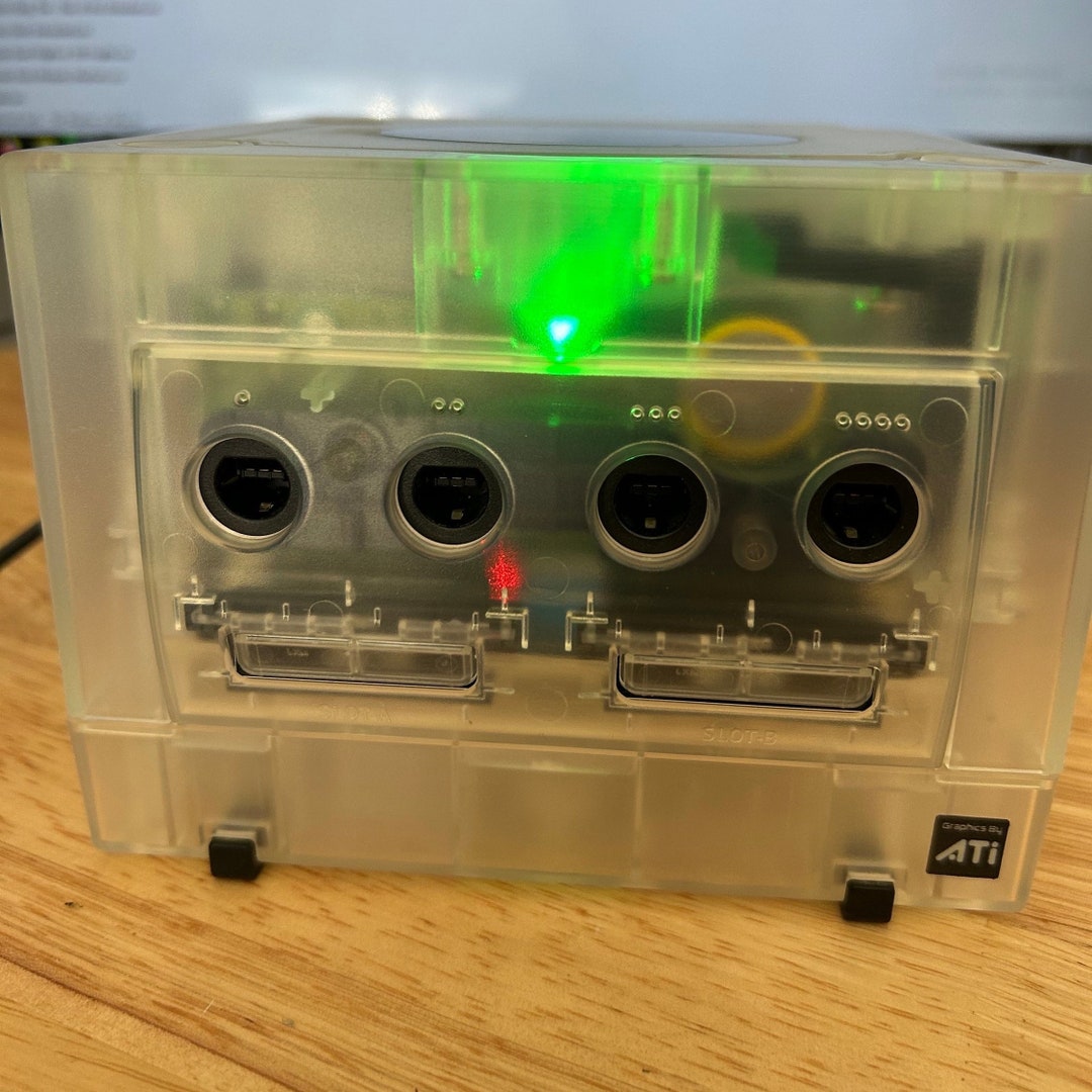 Custom Gamecube Clear White Shell kunaigc Installed - Etsy