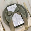 Folded Name Card Template Editable Guest Place Card 9x10cm Tented Name ...