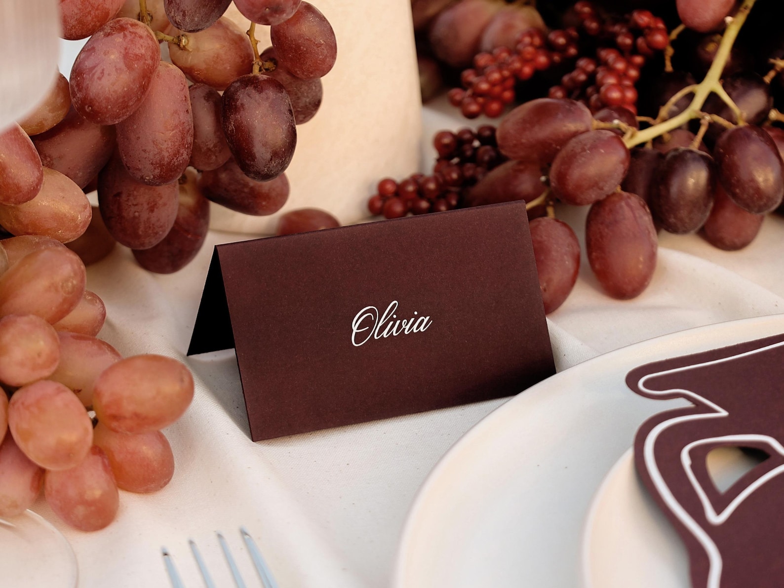 Folded Name Card Template Editable Guest Place Card 9x10cm Tented Name ...