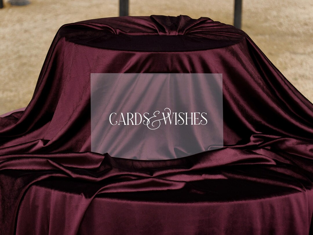 Cards and Gifts Wedding Sign Editable Digital Template A4 A5 Landscape ...