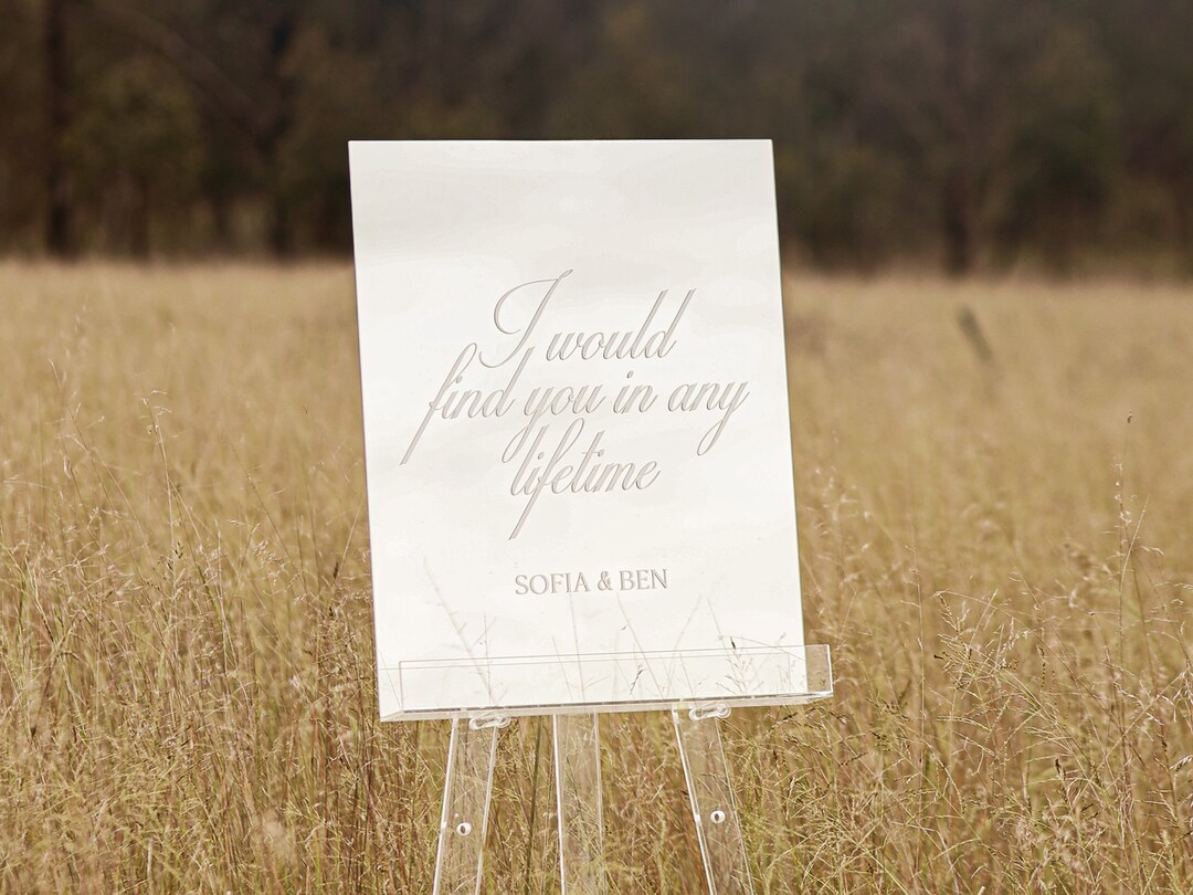 Wedding Mirror Decal Personalised Event Sign Decal for Event Vinyl ...