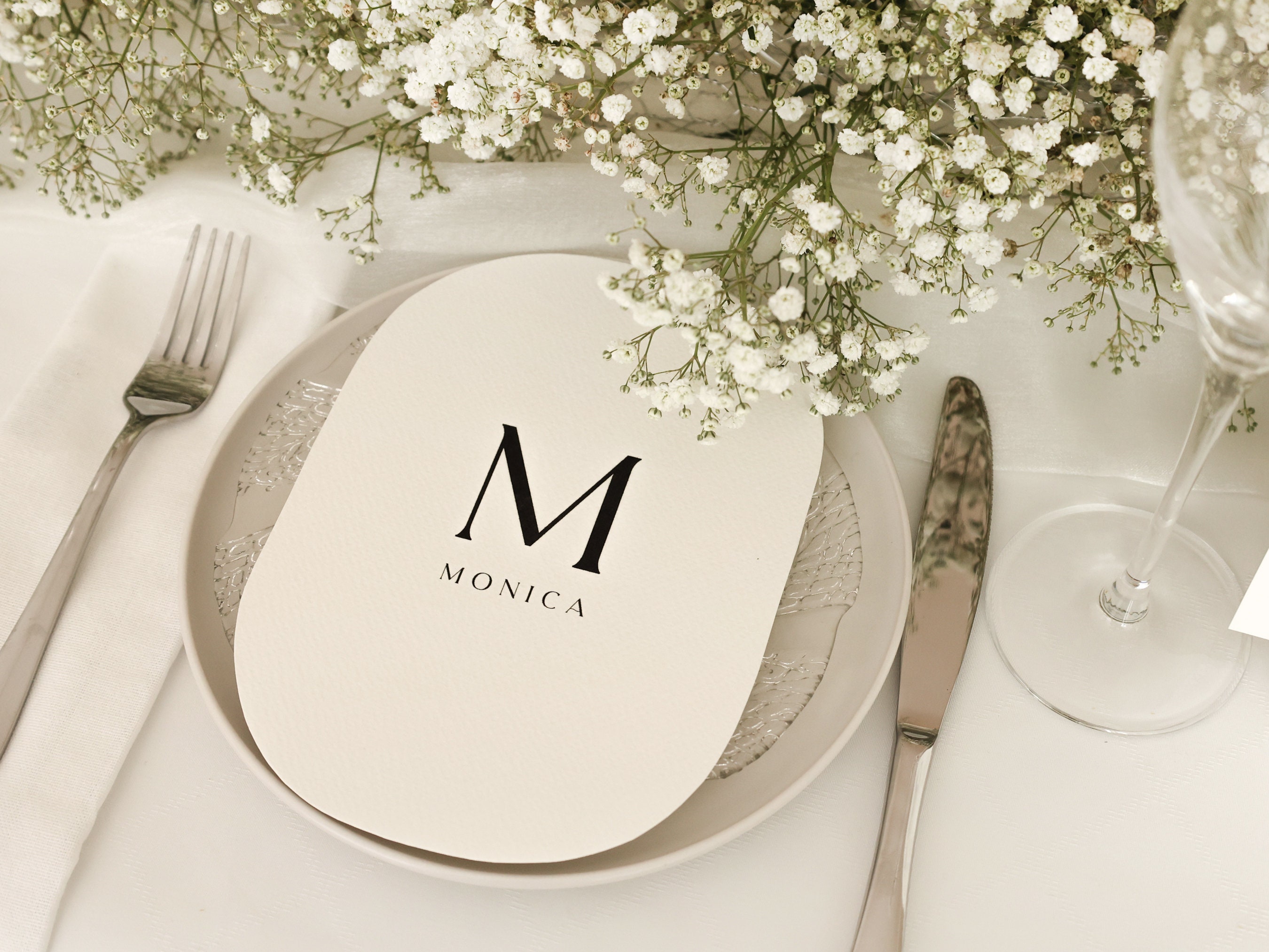 Menu and Name Card Digital Template Minimal and Cursive Menu - Etsy ...