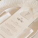 Wedding Menu Cards Place Settings Bundle Digital Template Minimalist ...