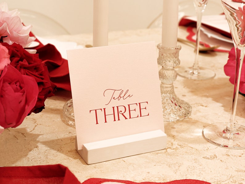 Reception Table Numbers Bridal Shower Table Decor Engagement Table ...