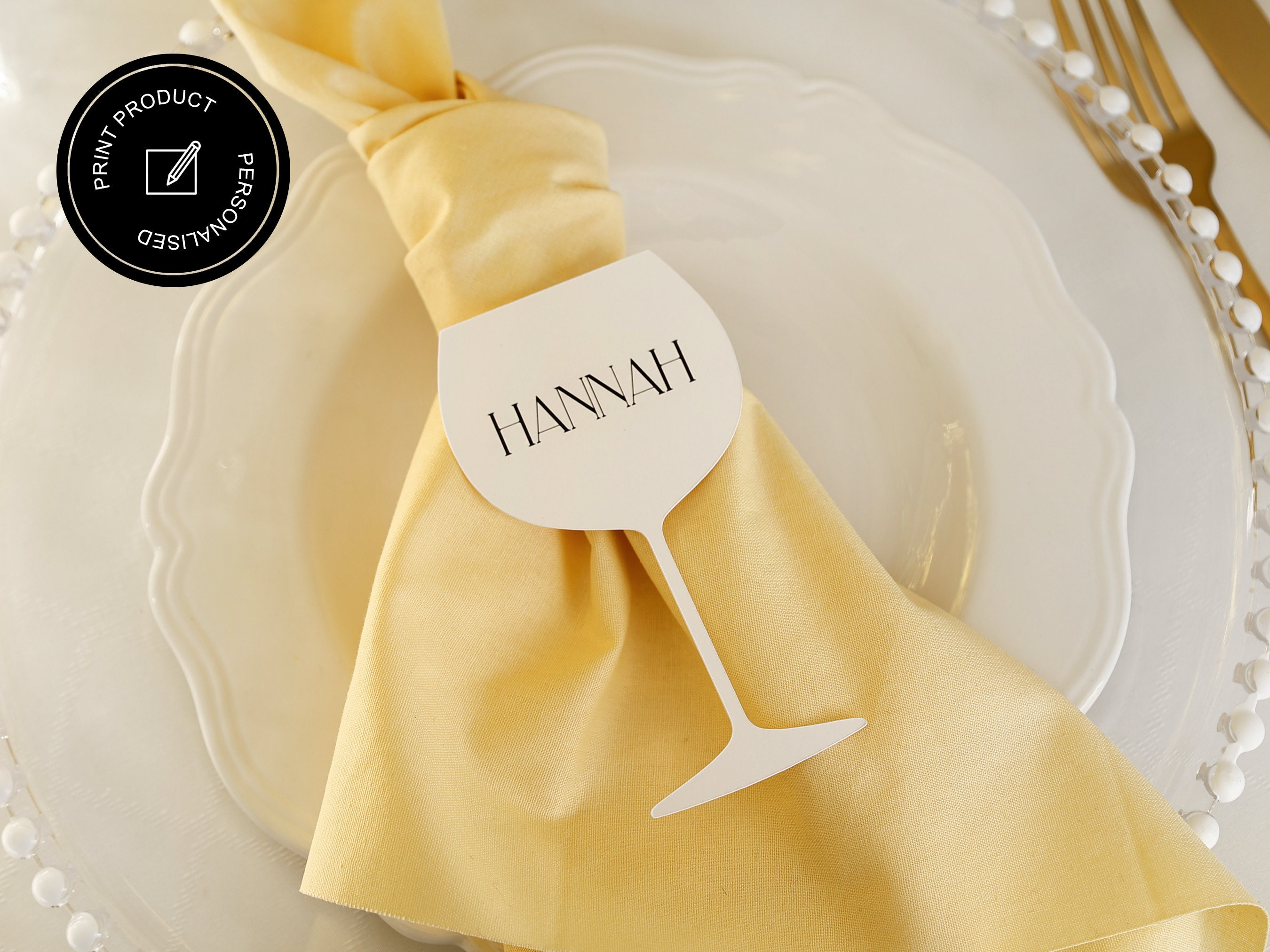 Name Cards Bridal Shower Event Seating Cards Wine Glass - Etsy