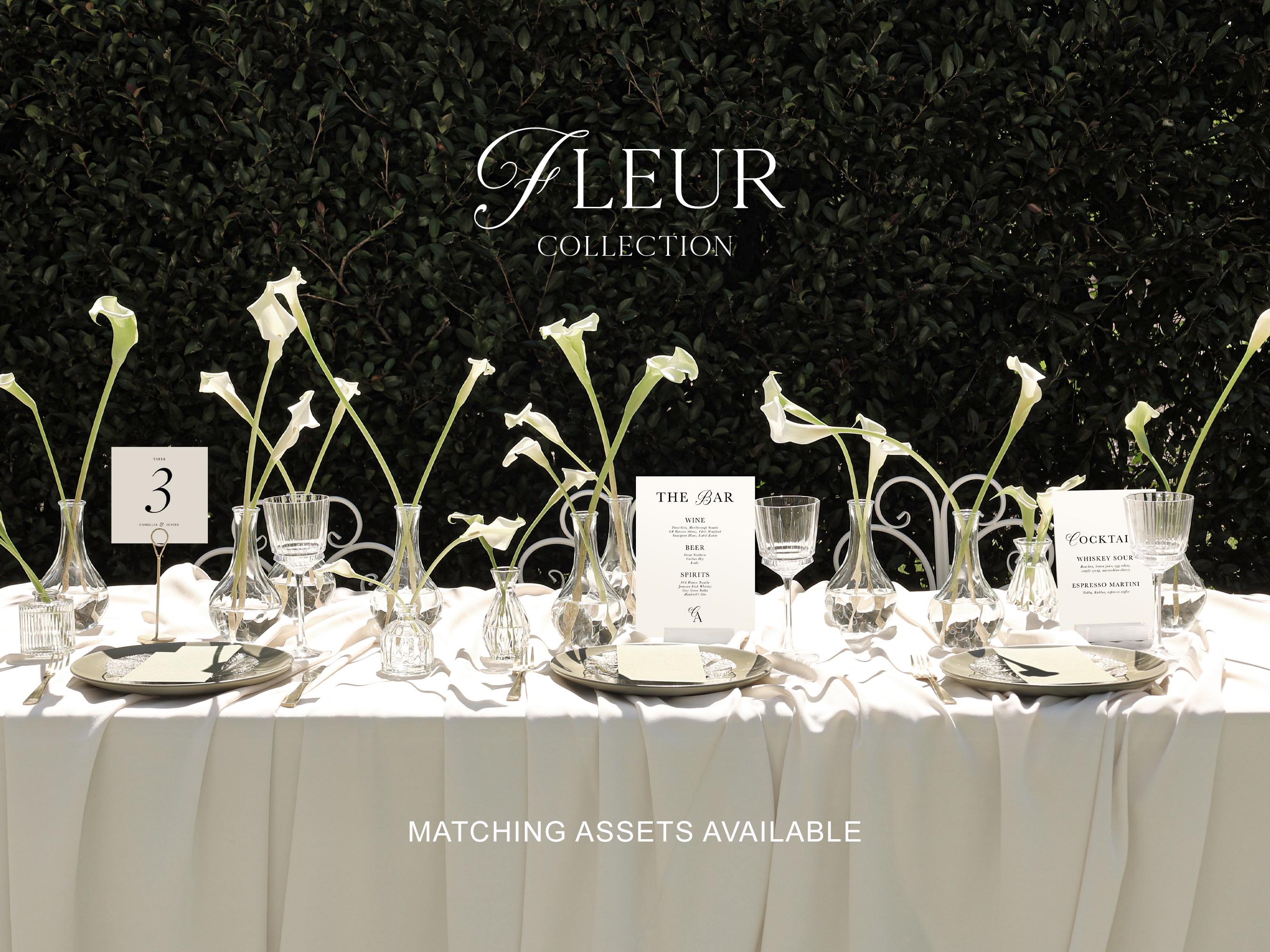 Personalized Wedding Menu With Guest Name Elegant Garden Wedding Menu ...