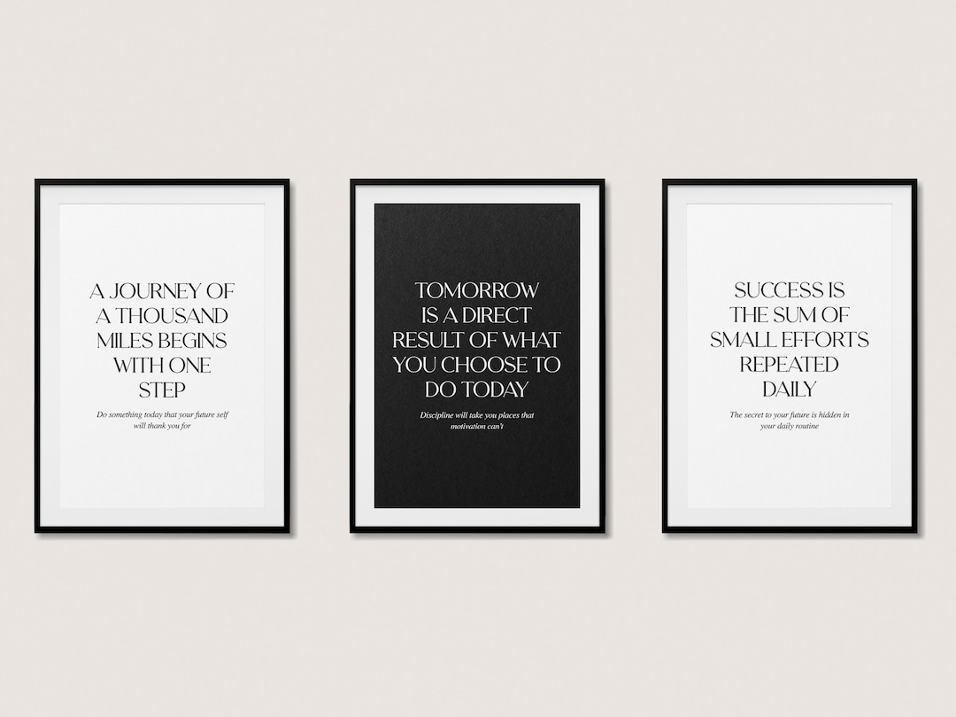 Inspirational Quotes Wall Art Digital Download Prints for Wall Print at ...