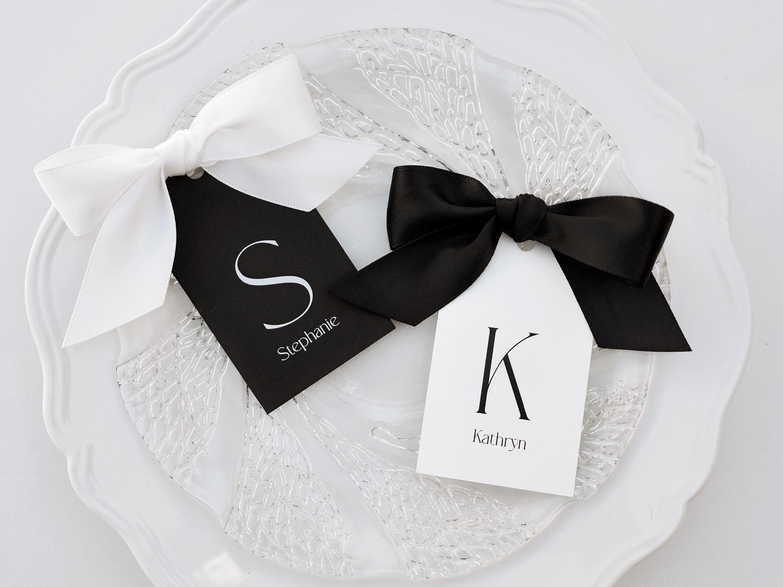 Wedding Name Cards Modern 9x5cm Place Cards Digital Template ...