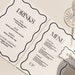 Wave Drinks Menu Template Elegant Bar Menu Design Instant Download ...