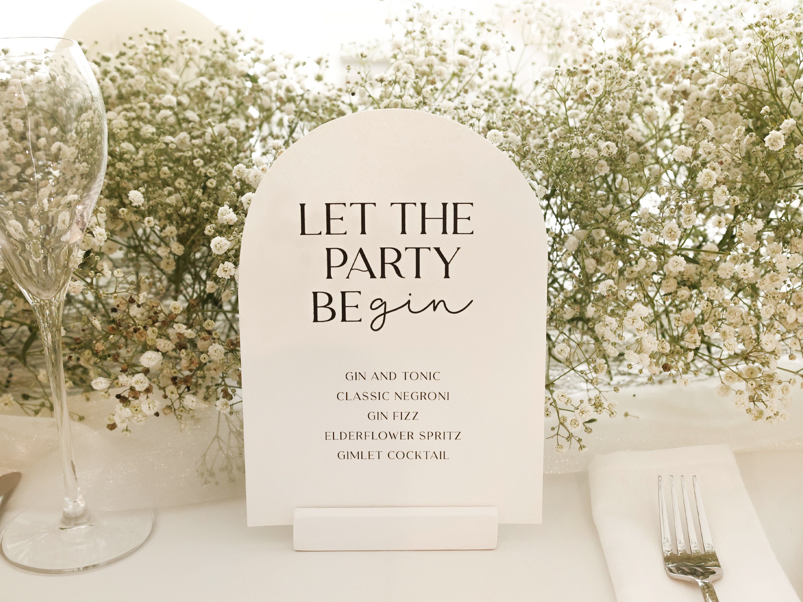 Drinks Menu Template Bridal Shower Minimal Drinks Bundle Menu Modern ...