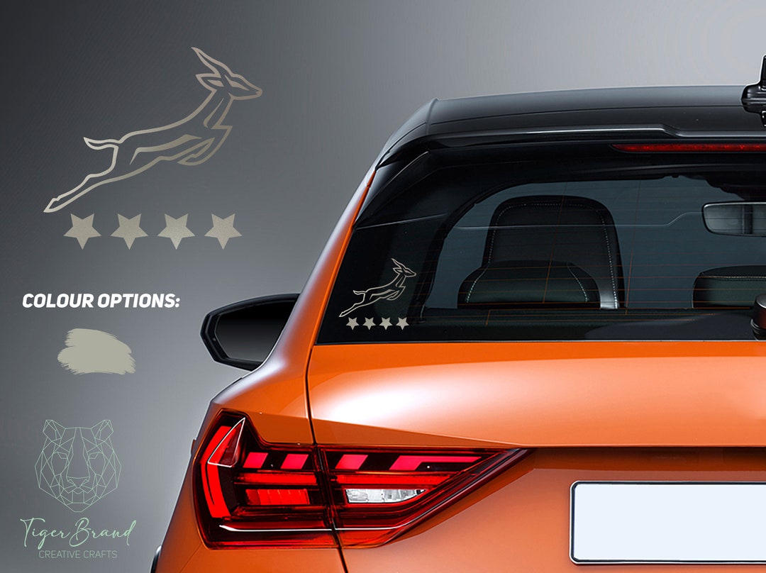 SA Springbok GOLD Limited Edition Car Bumper Sticker - Etsy UK