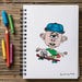 Retro Kooky Comic Kids Cartoon Tracing Activity (digital Download) - Etsy