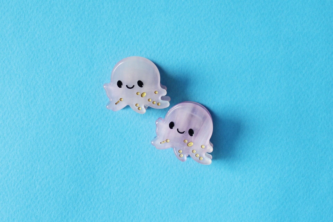 Octopus Ocean Sea Creature Cute Hair Claw Clip/ Mini Small Hair Claw ...