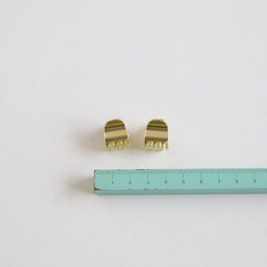 Metallic Mini Hair Clip Gold Silver/ Gift for Her/ Hair Accessories ...
