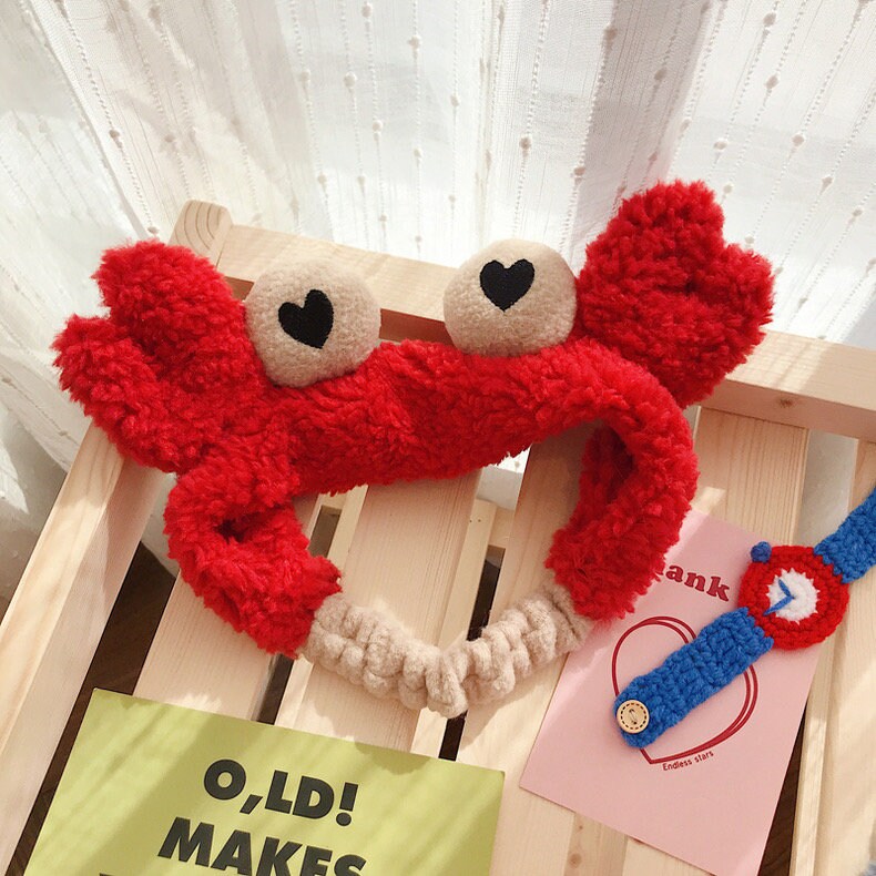 Crab Spa Headband/ Gift for Her/ Red Pink/ Makeup Headband - Etsy