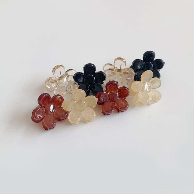 Mini Flowers Hair Clips - Etsy