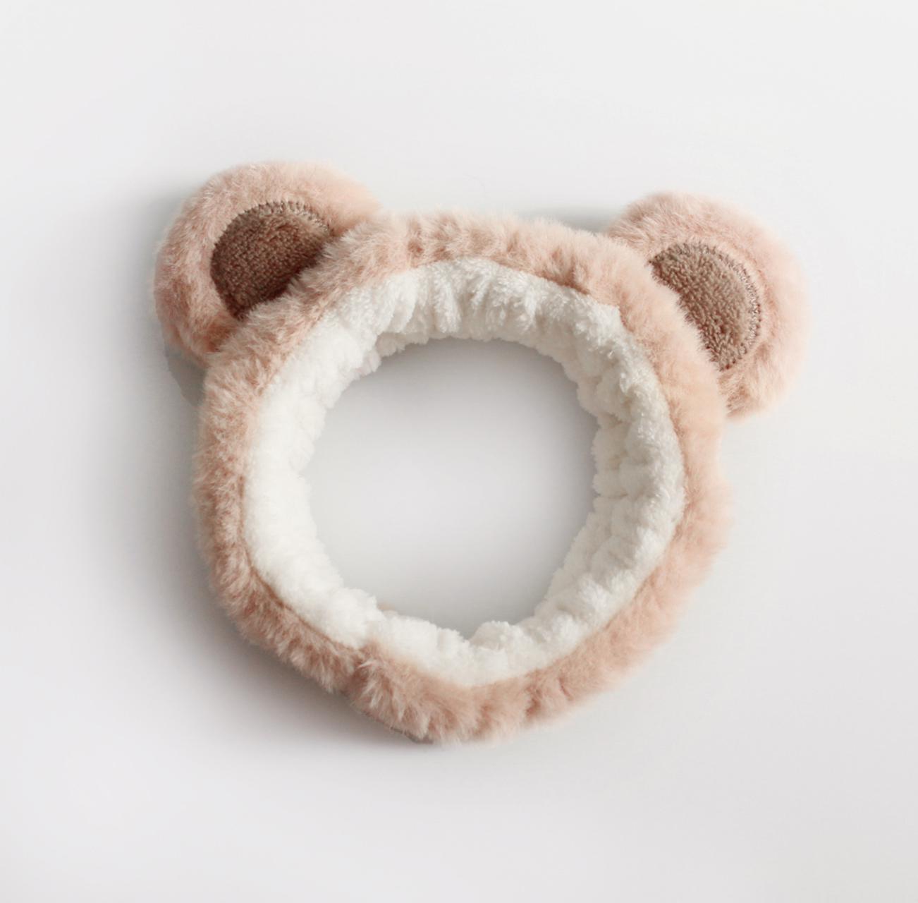 Teddy Bear Animal Spa Shower Headband/ Gift for Her/ Makeup Headband ...