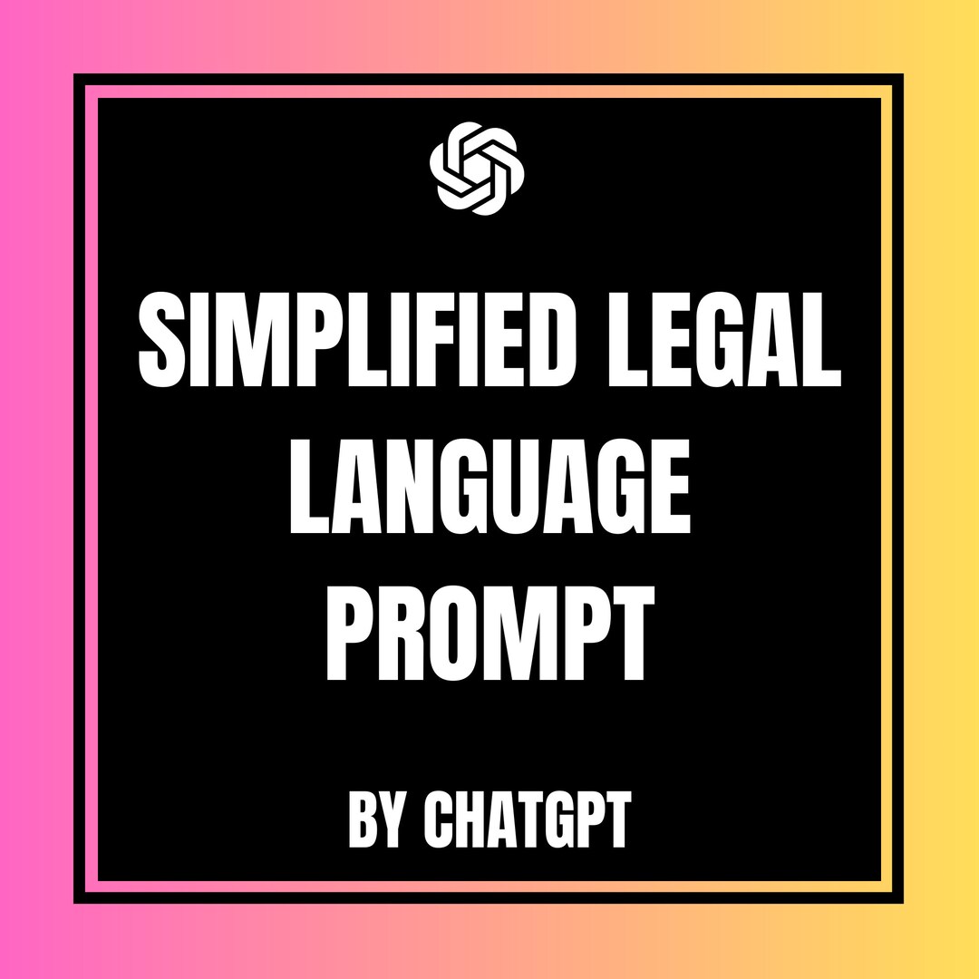 Simplified Legal Language Chatgpt Prompt, Simplified Legal Contracts ...